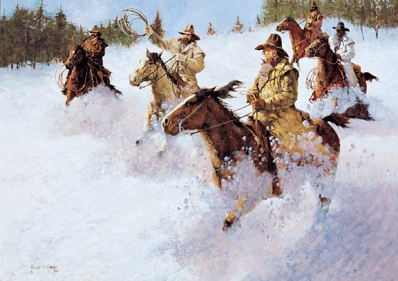 Deep Powder by Richard D Thomas artist(US ,1935 - ) at Altermann ...