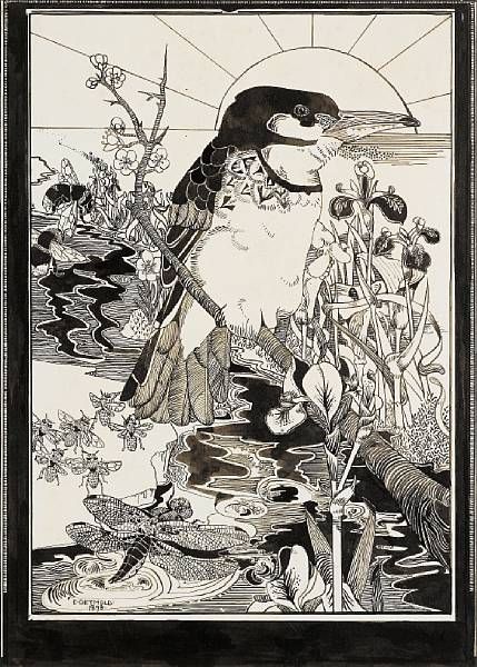 How the kingfisher lost his tail by Edward Julius Detmold artist(GB ...