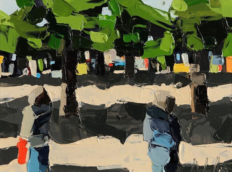 A Walk in the Park by Michael Morris artist(CA ,1942 - ) at Morgan O ...